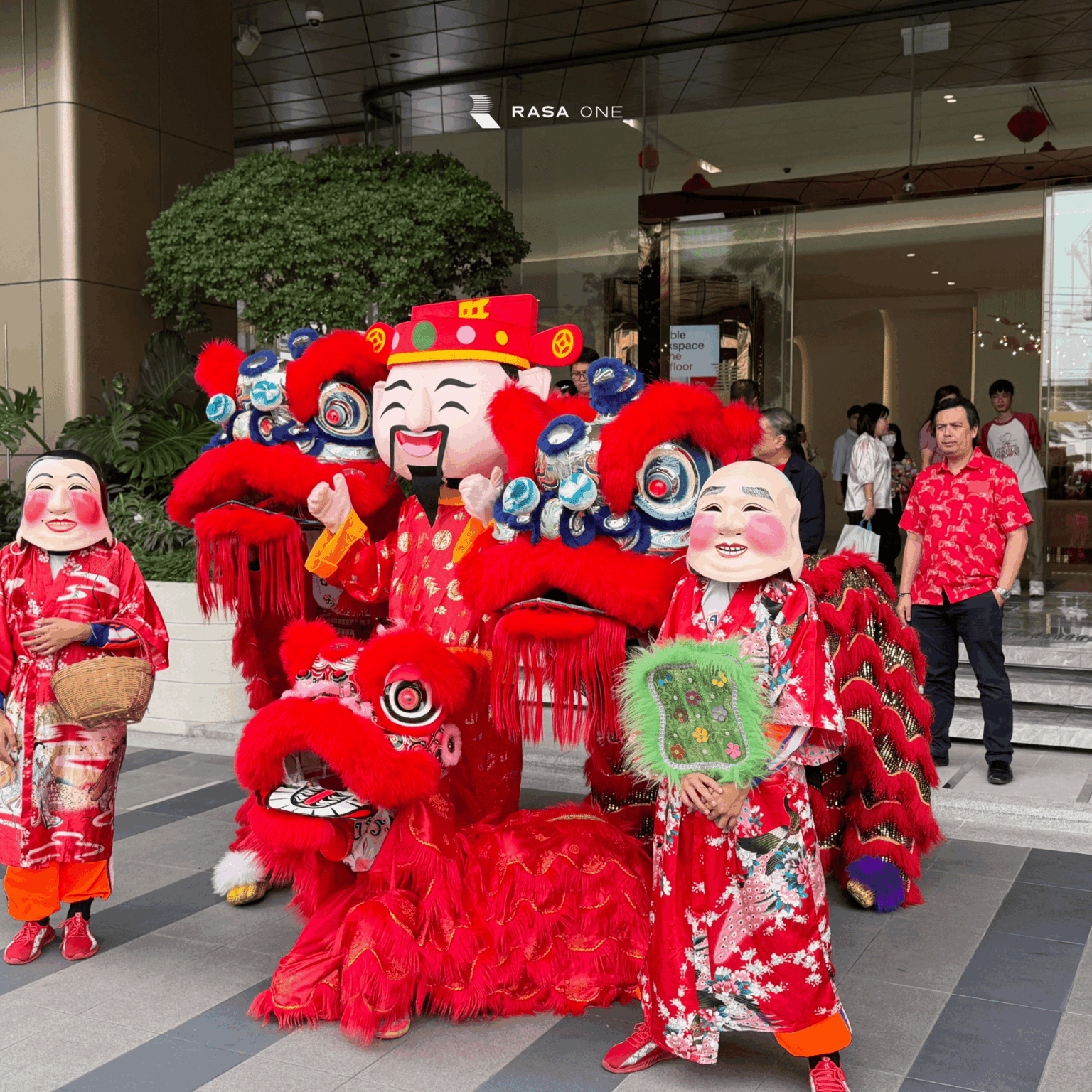 Happy Chinese New Year 2026 The Lion Dance performance to celebrate the ...